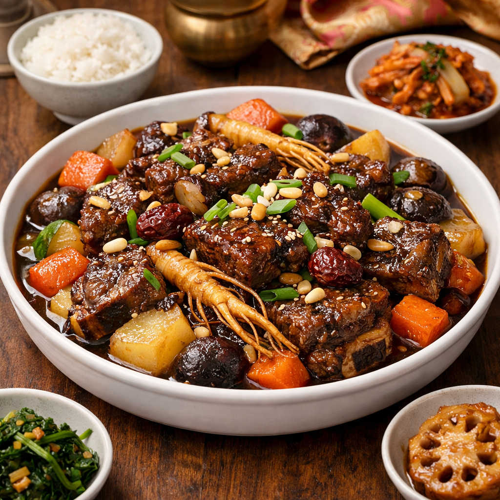 Royal Ginseng Galbi-Jjim – Professional Platinum Cooking Systems